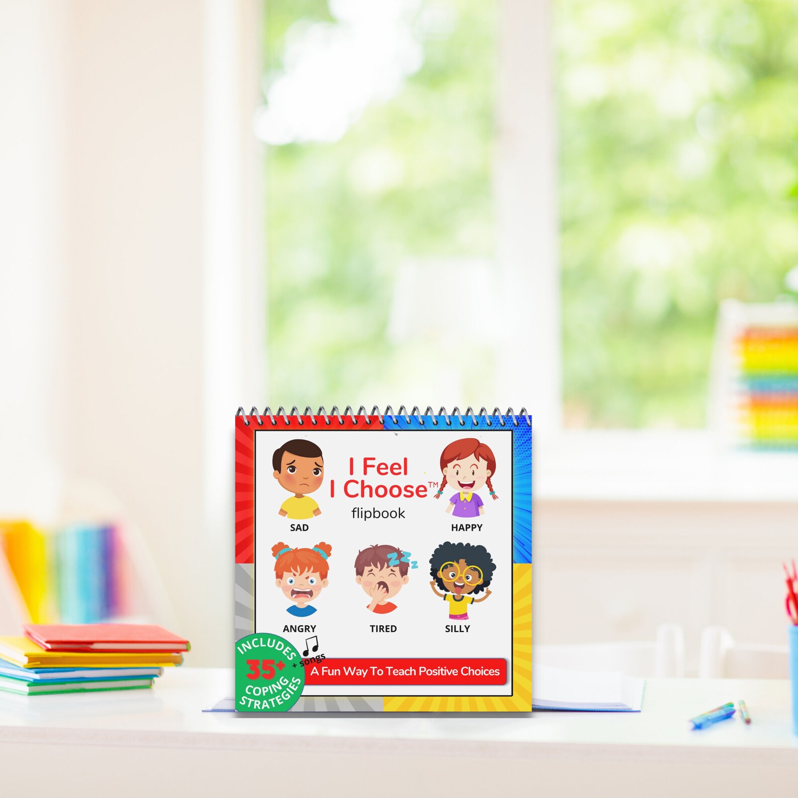 Feelings Flipbook. Kids Interactive Coping Strategies Flipbook SEL ...