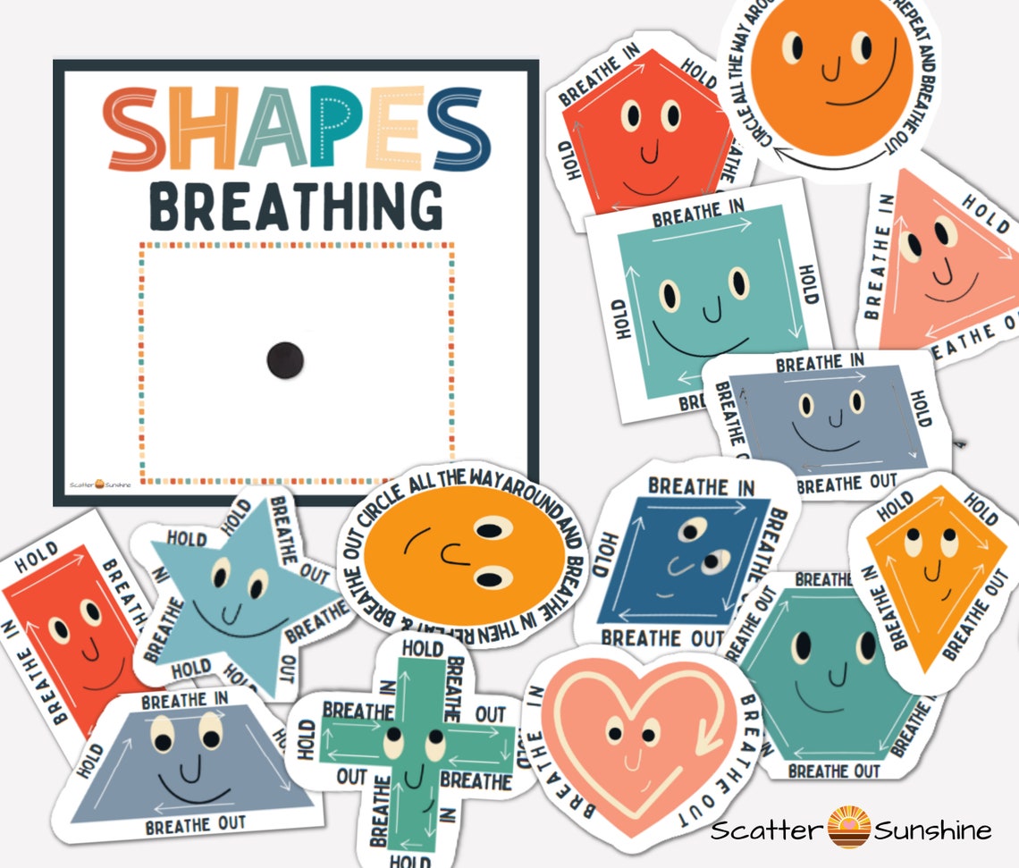 Kids Calming Corner Wall Art Classroom Boho Calm Down Printable Decor ...