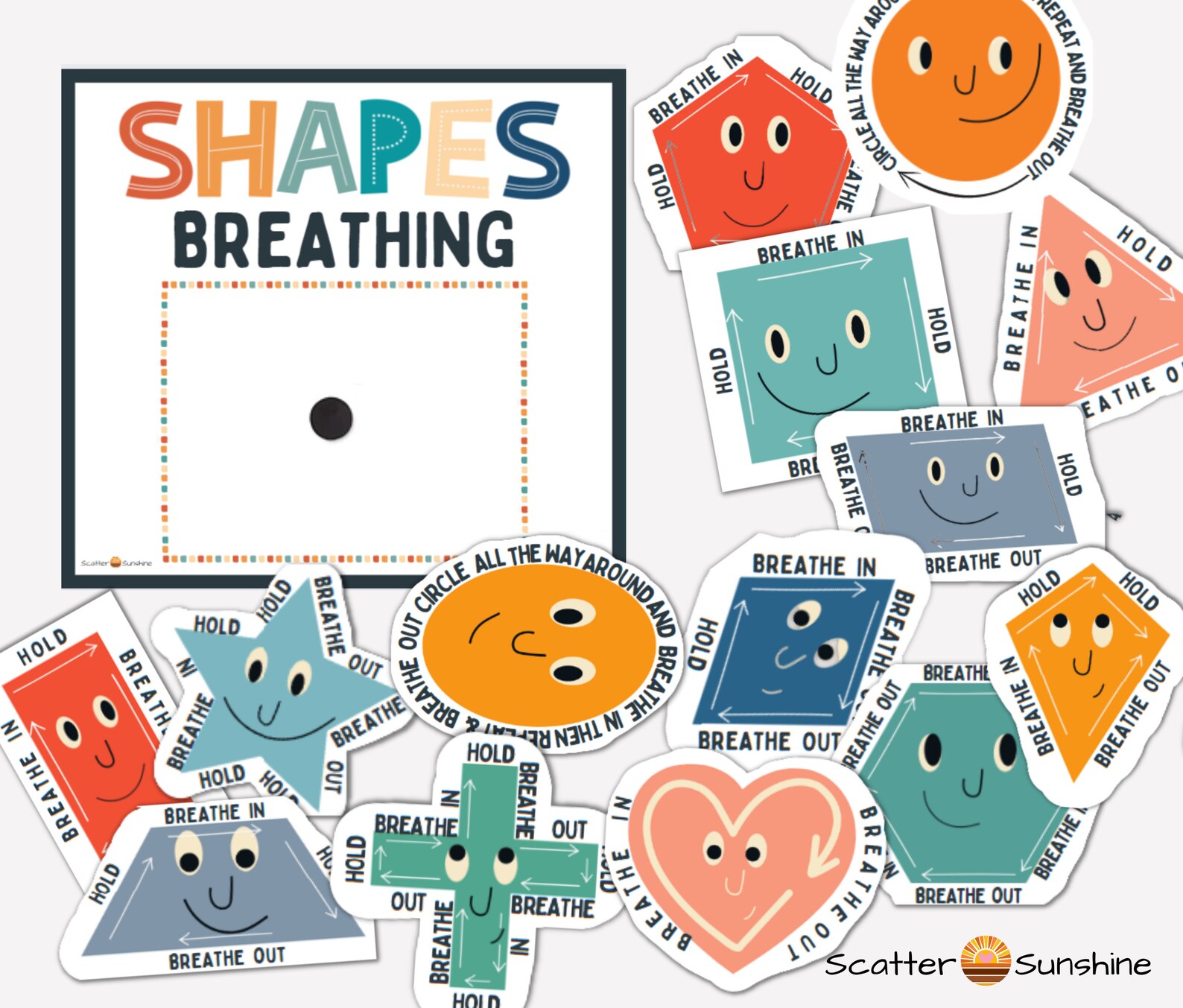 Kids Calming Corner Wall Art Classroom Boho Calm Down Printable Decor ...