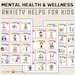 36 Kids Coping Skill Mental Health Action Cards for Mindfulness and ...
