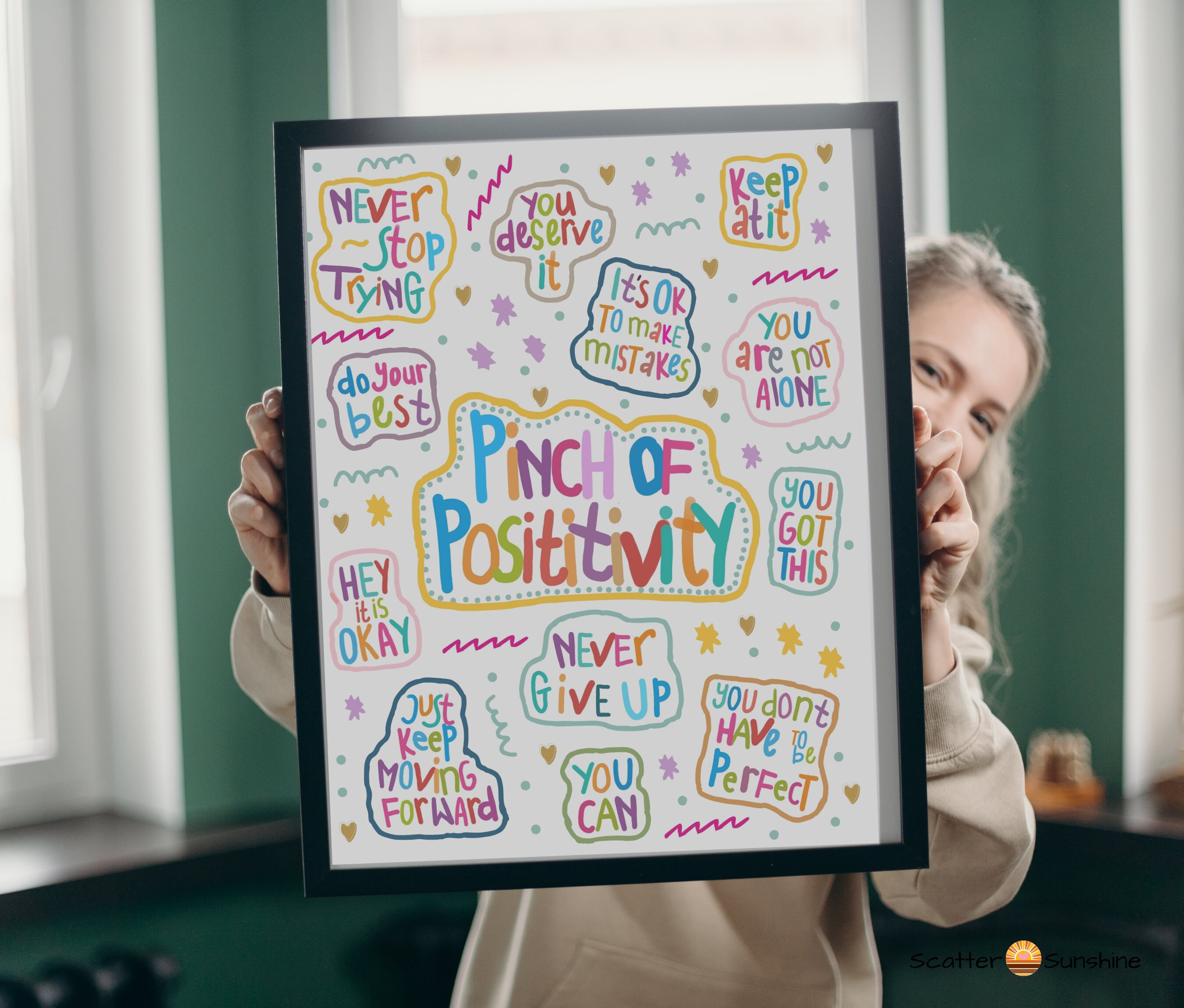 Positive Affirmations Journal, Binder, Card, Poster COVER Kids, Wall ...