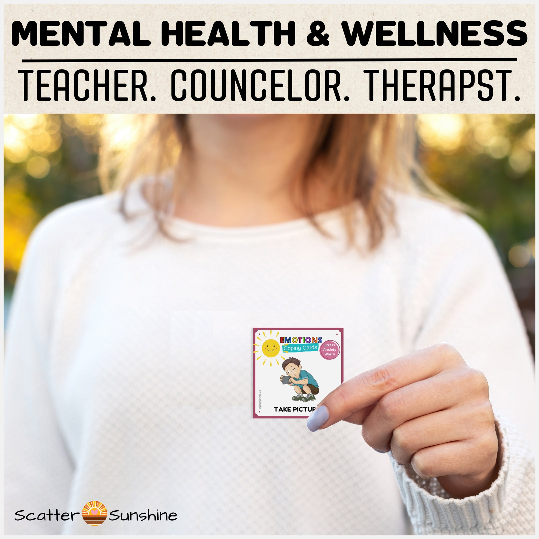 36 Kids Coping Skill Mental Health Action Cards for Mindfulness and ...