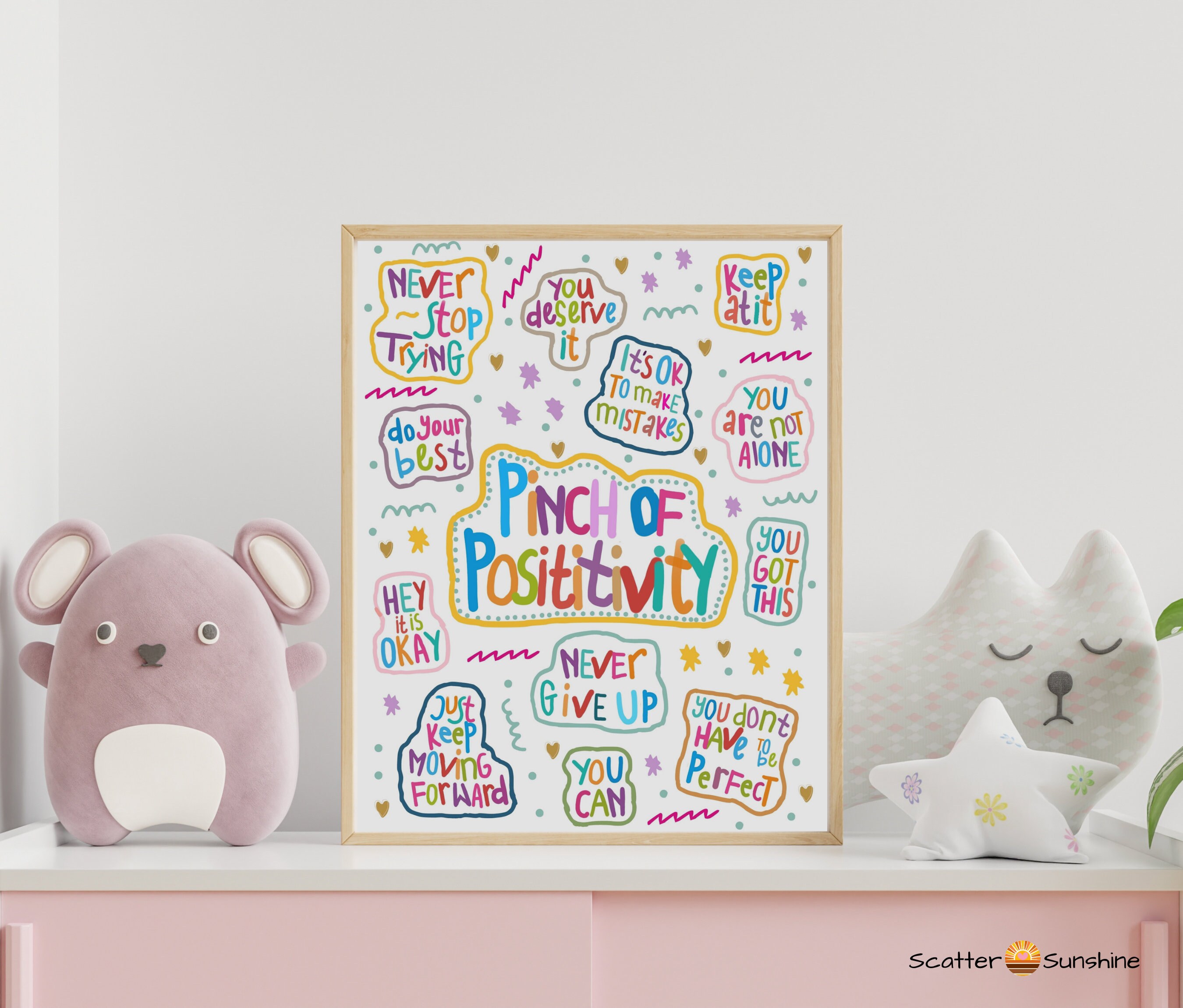 Positive Affirmations Journal, Binder, Card, Poster COVER Kids, Wall ...