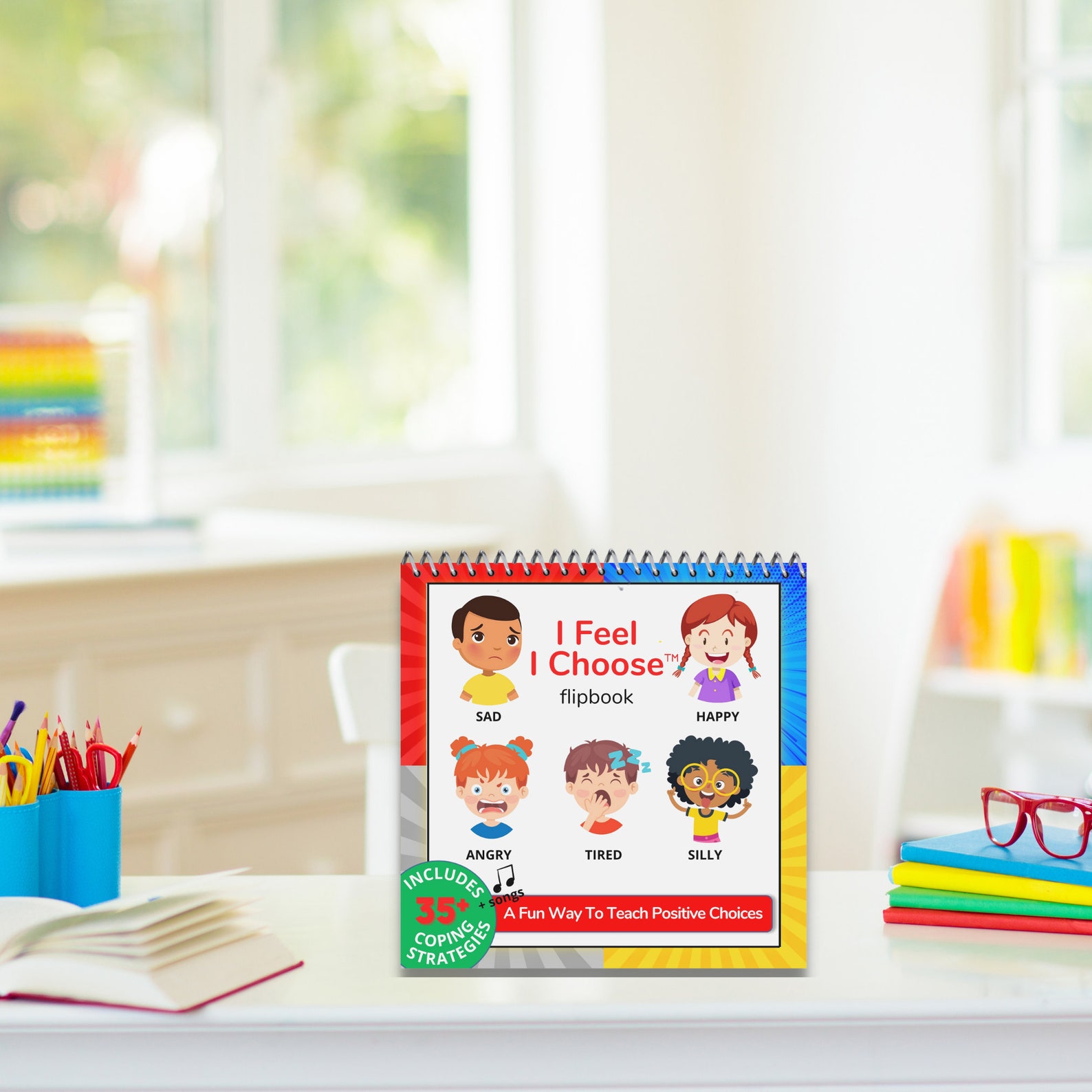 Feelings Flipbook. Kids Interactive Coping Strategies Flipbook - SEL ...