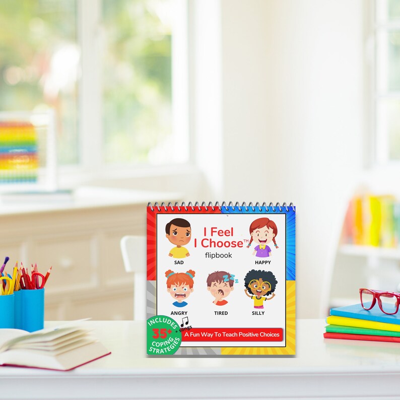Feelings Flipbook. Kids Interactive Coping Strategies Flipbook - SEL ...