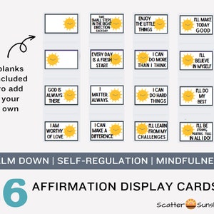 Kids Calming Corner Wall Art - Classroom Boho Calm Down Printable Decor ...