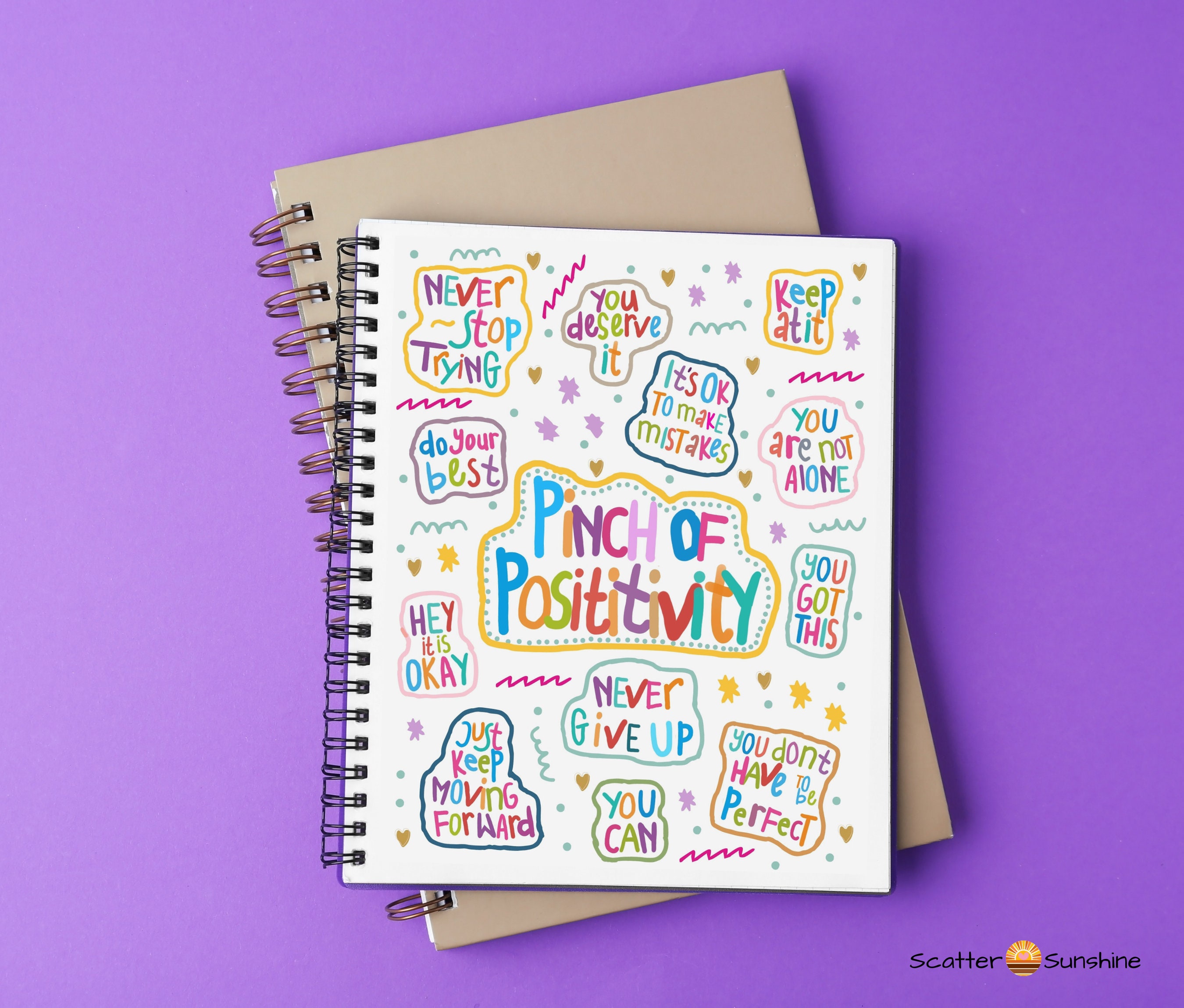 Positive Affirmations Journal, Binder, Card, Poster COVER Kids, Wall ...