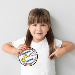 Things I Can Control Spinner Craft, What I Can & Can't Control, Kids ...