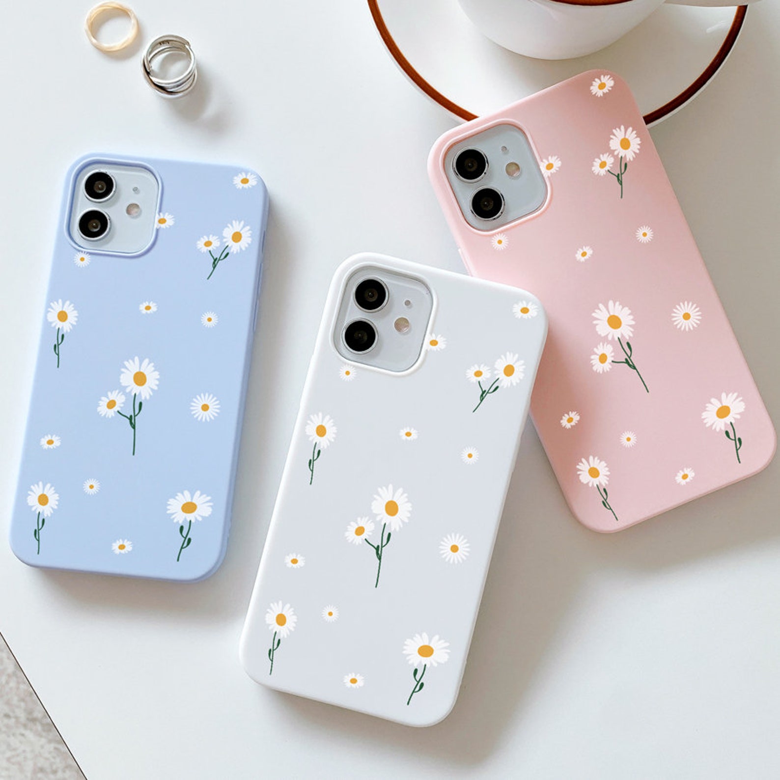 Cute Simple Daisy Flower Phone Case - Etsy