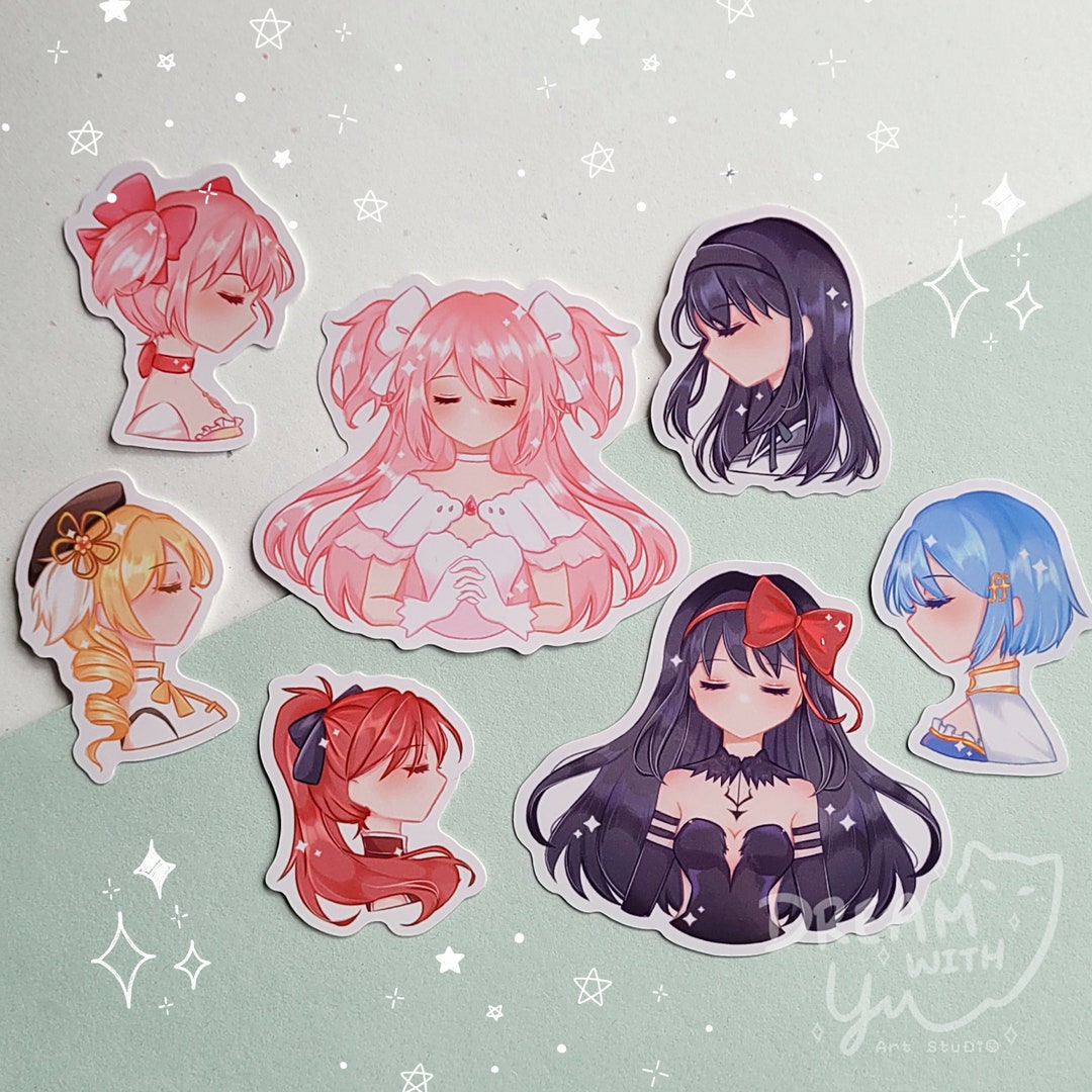 Madoka Magica Sticker, Madoka Magica Soul Gem, Holographic Sticker ...