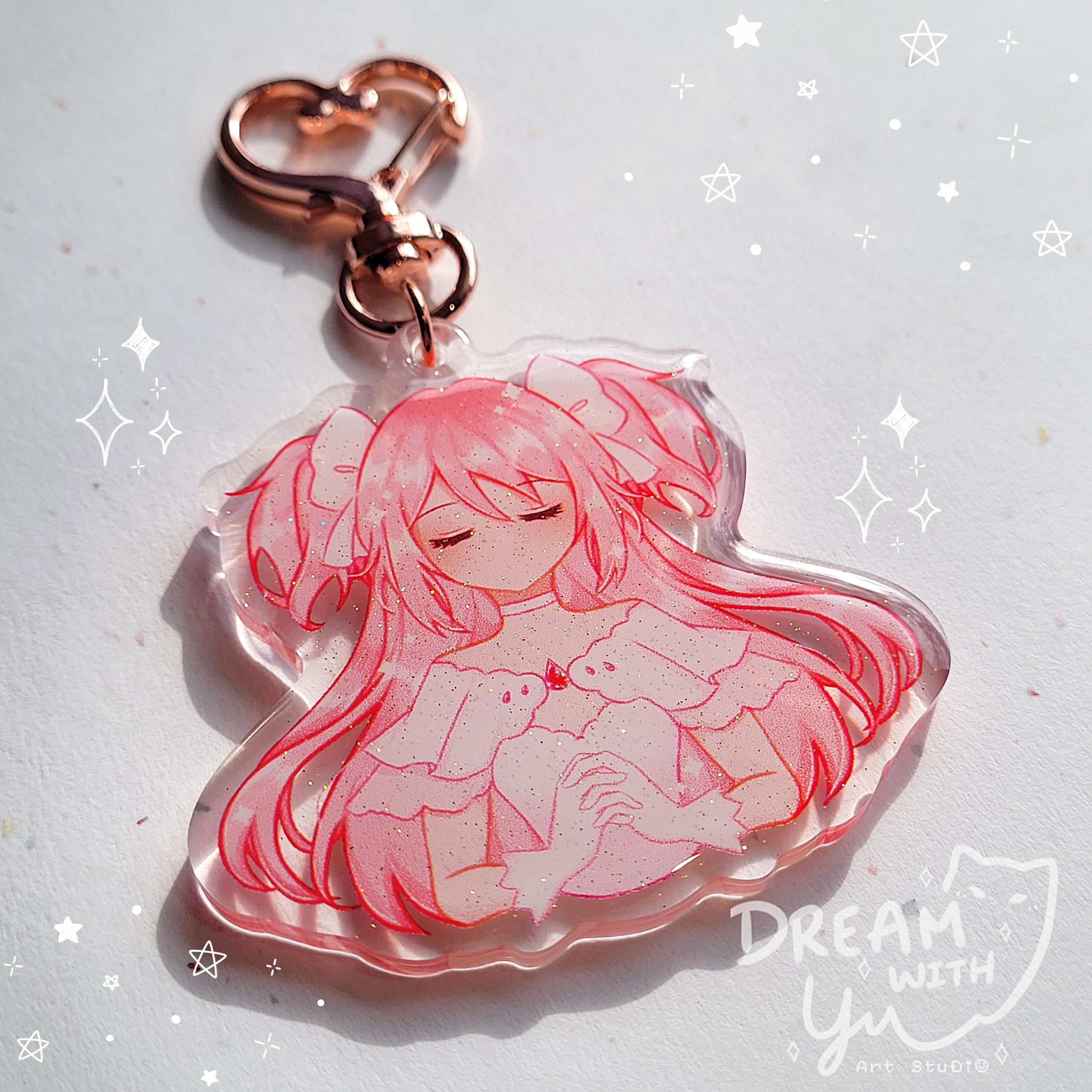 Madoka Magica Goddess Madoka Demon Homura Keychain 2.2 In - Etsy