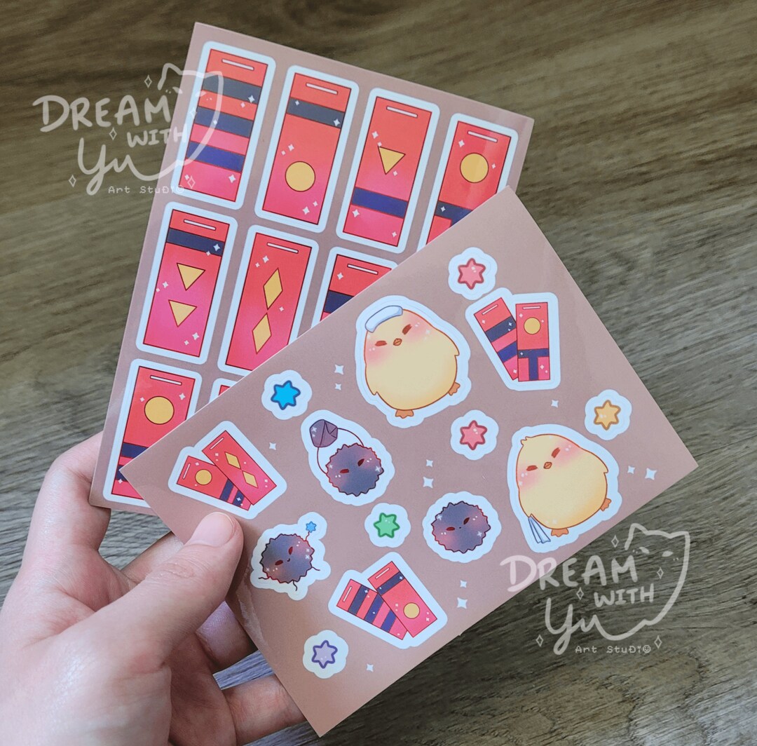Kawaii Ghibli Sticker Sheet- Vinyl, Lamination & Waterproof Stickers ...