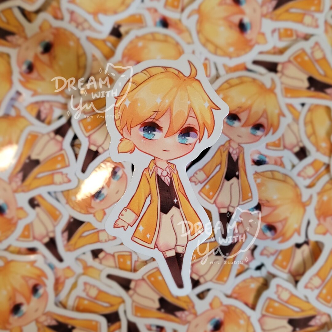 Kawaii Chibi Vocaloid Sticker- Vinyl, Waterproof, Laminated Die-cut ...