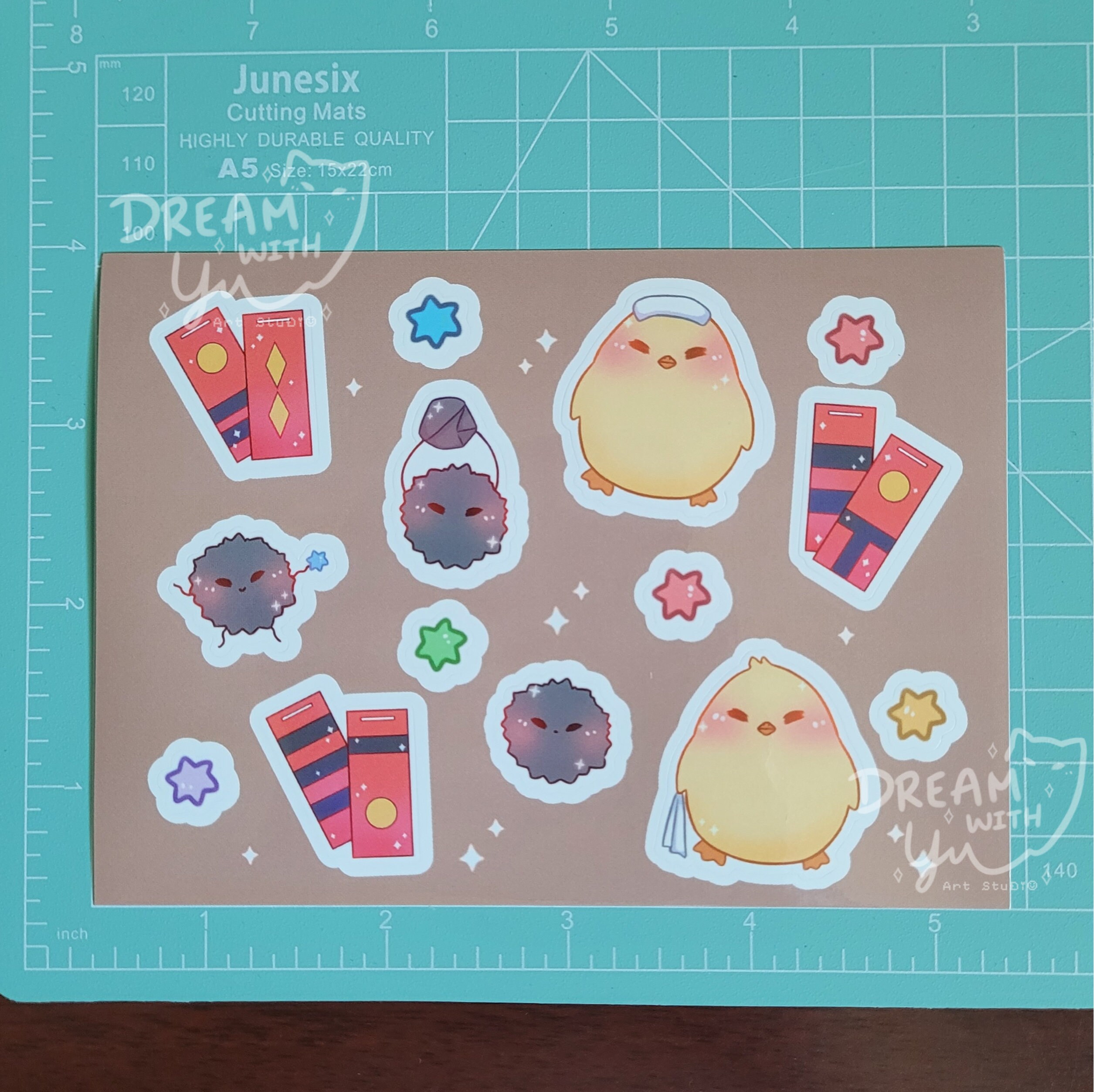 Kawaii Ghibli Sticker Sheet Vinyl, Lamination & Waterproof Stickers ...