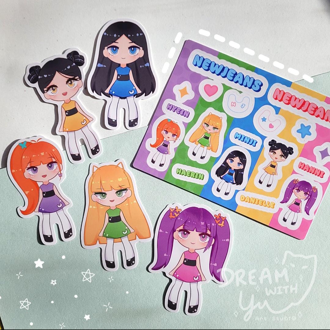 Kpop Girl Group-inspired Stickers, Vinyl Waterproof Stickers, K-pop ...