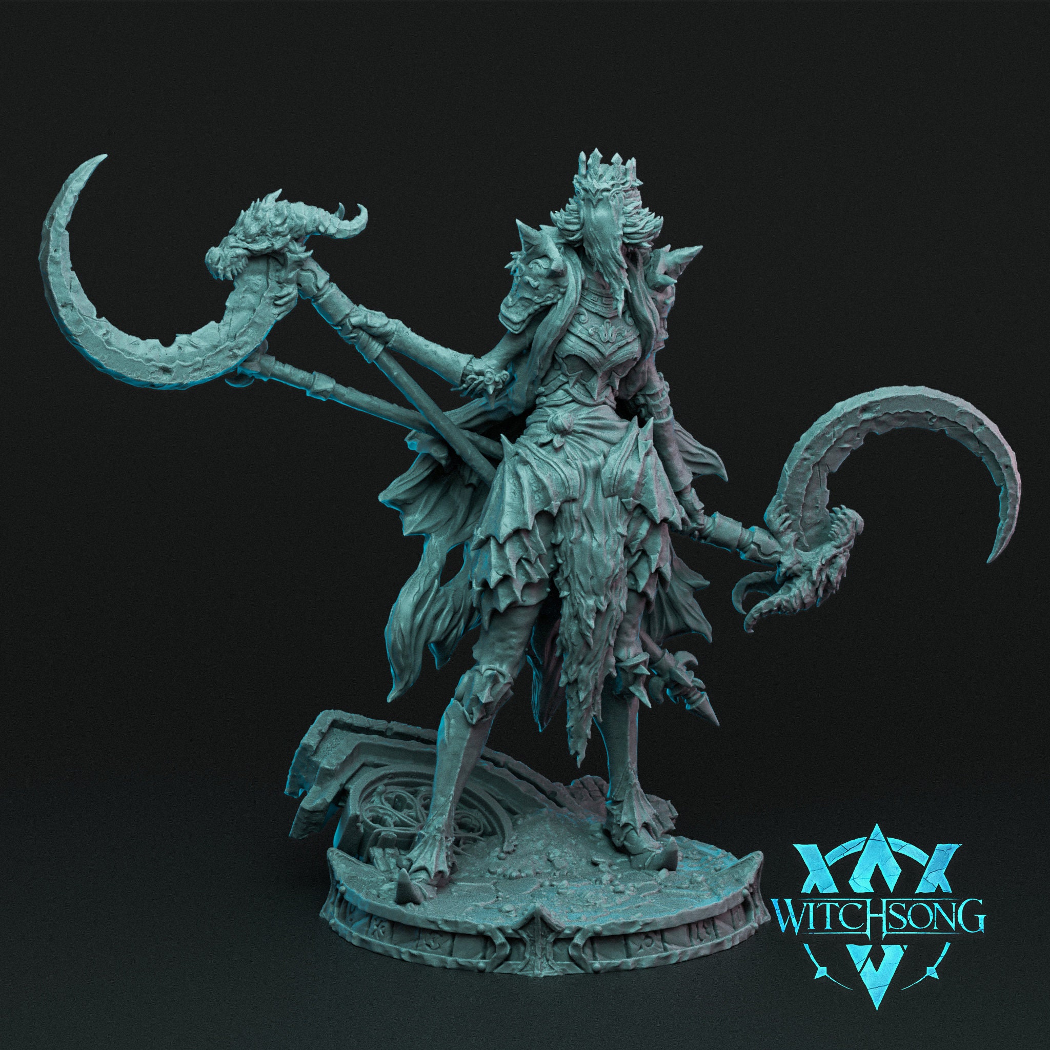 RPG the Faceless Queen Dnd 130mm Huge Miniature Dnd Pathfinder ...