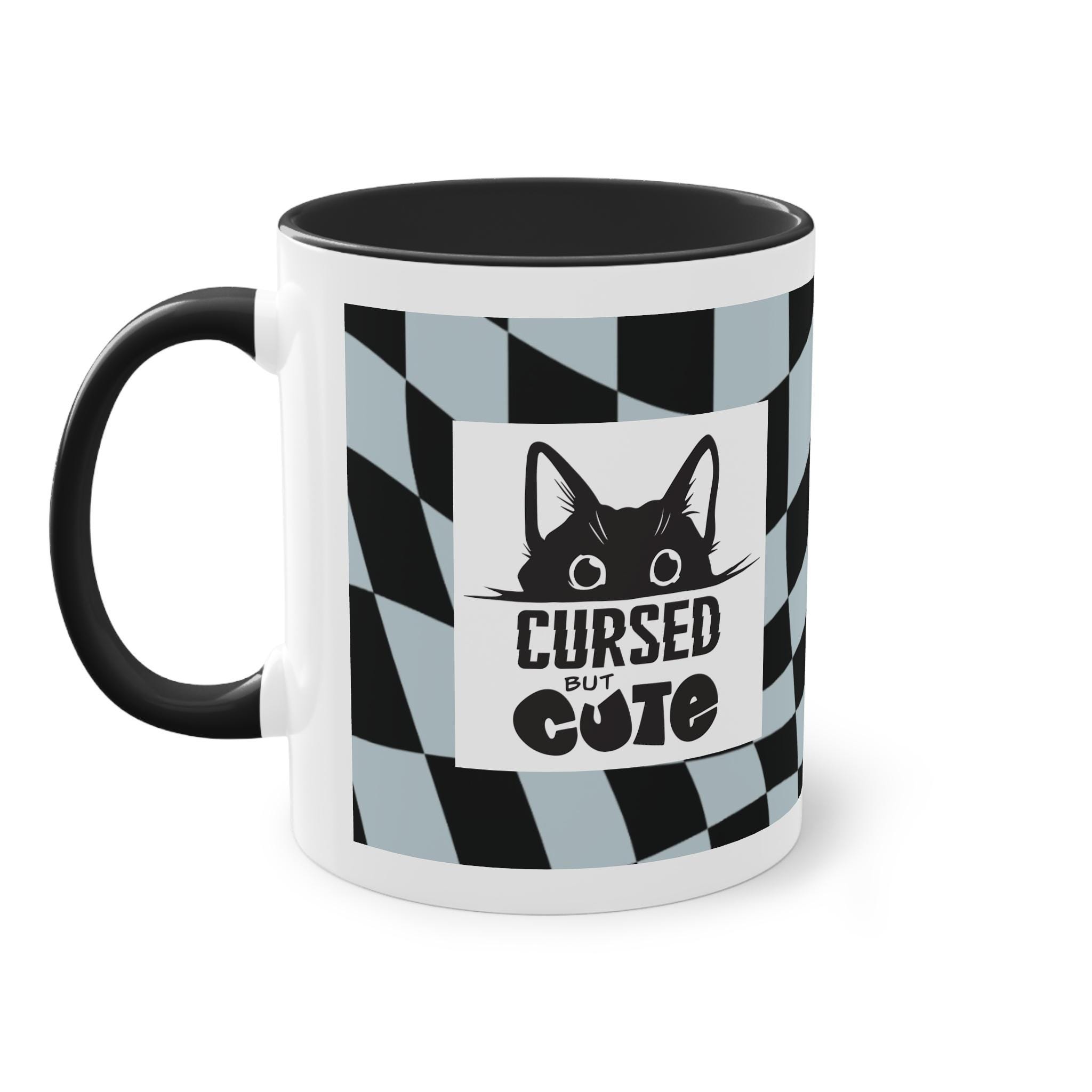 Cursed but Cute Mugs, Perfect for Halloween and Cat Lovers - Etsy