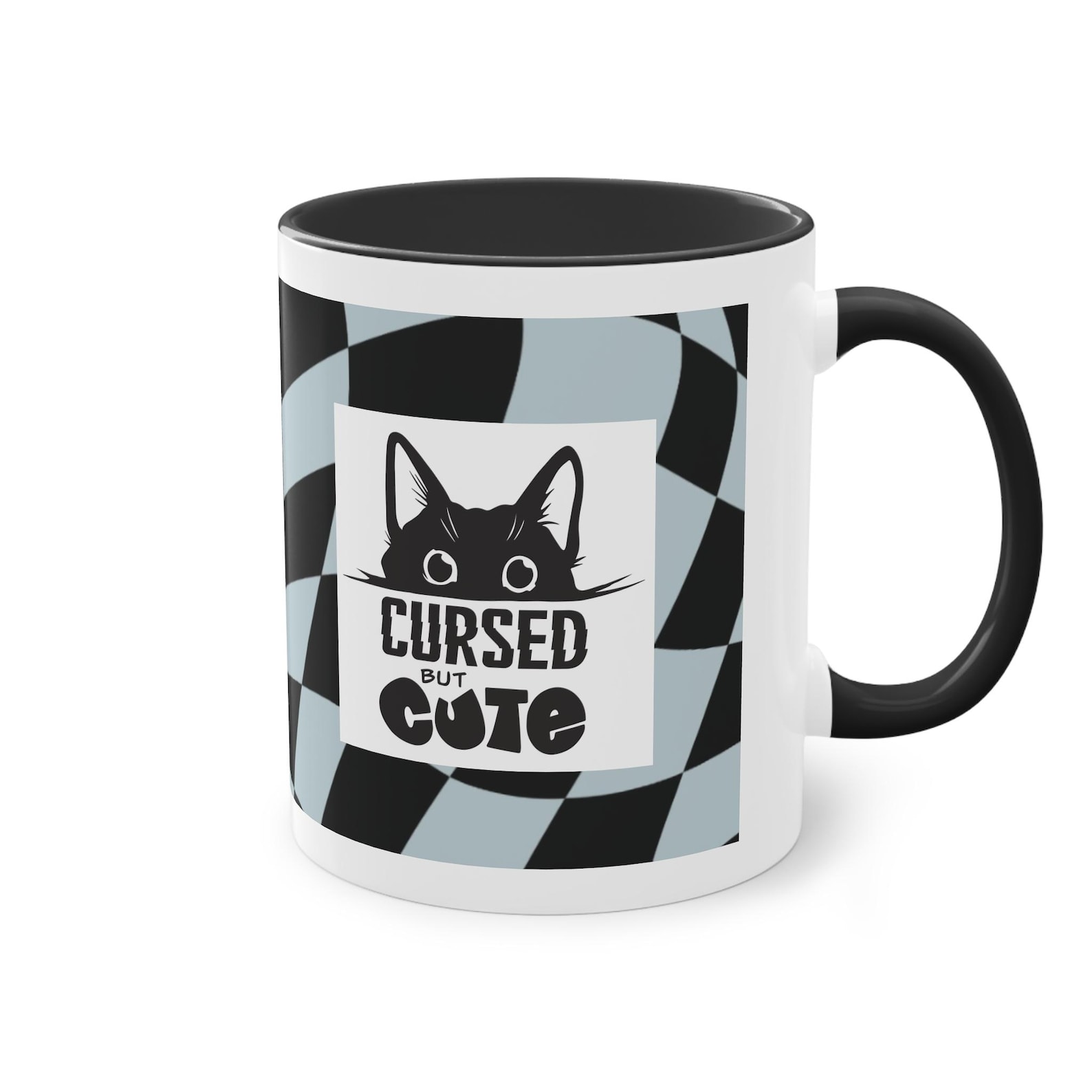 Cursed but Cute Mugs, Perfect for Halloween and Cat Lovers - Etsy