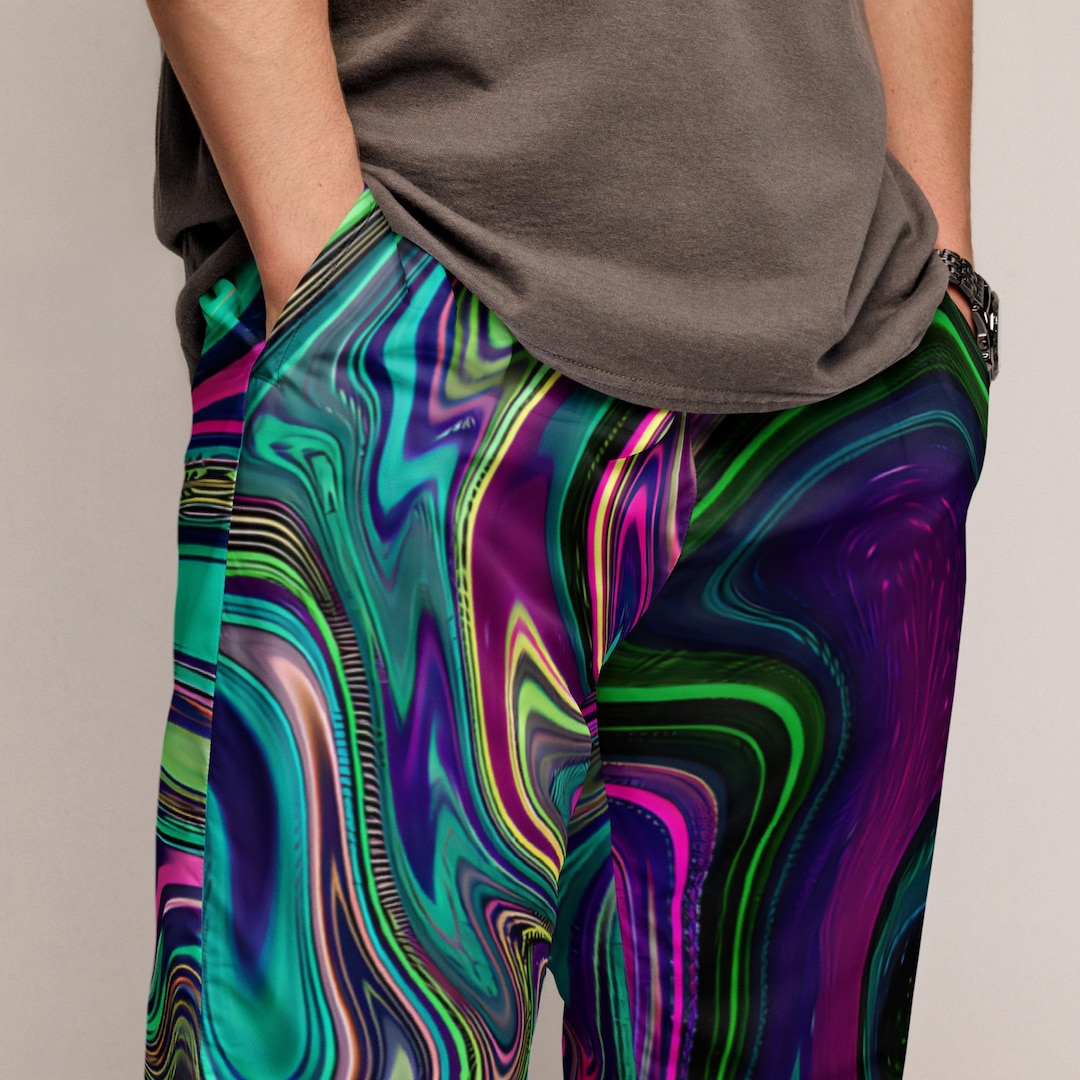 Lucid Dream Unisex Track Pants, Water-resistant Fabric, Rave Pants - Etsy