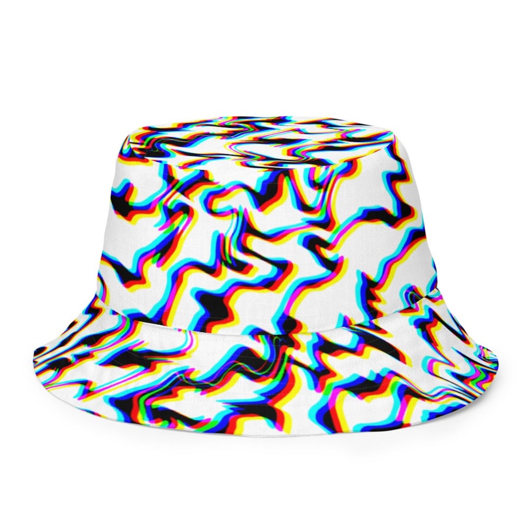 Crystal Dream Reversible Bucket Hat | Rave Bucket Hat | Festival ...