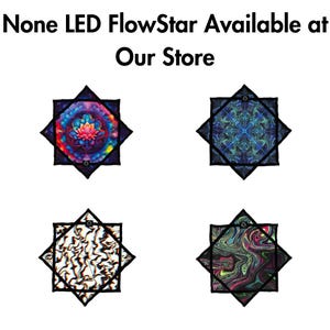 Symmetric Wave LED Glowstar, Flowstar, Dapo Star, Changeable Batteries - Etsy