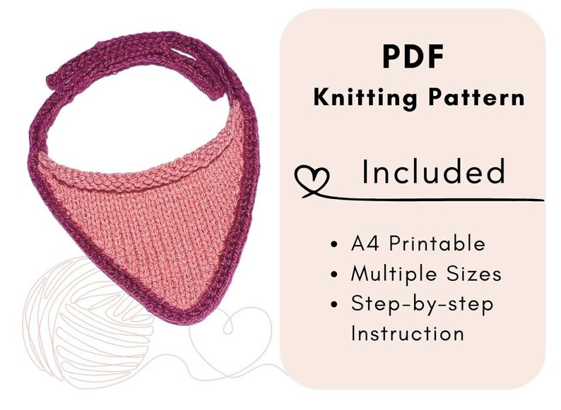 Dog Bandana Knitting Pattern PDF - Etsy