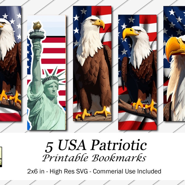 Patriotic Book Stack - Etsy