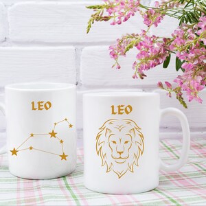 Personalized Zodiac Constellation Custom Coffee/tea Mugs Your Zodiac ...