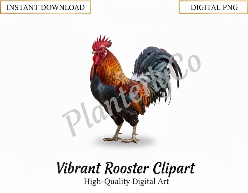Badass Rooster PNG | Fighting Graphic for T-shirts, Mugs, Posters - Etsy