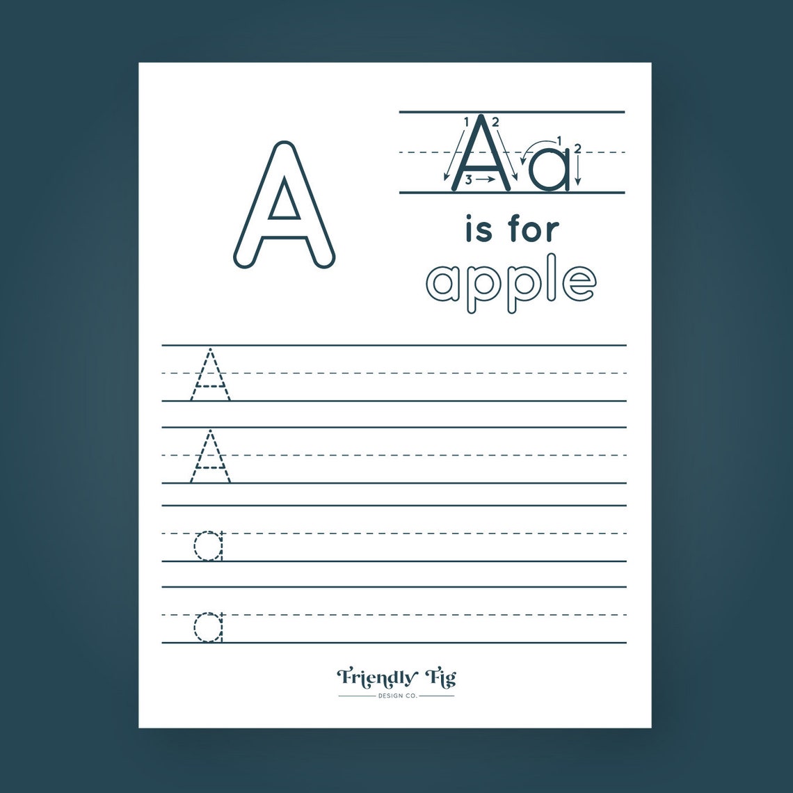 Alphabet Printable Practice Sheets | ABC Alphabet Chart, Educational ...