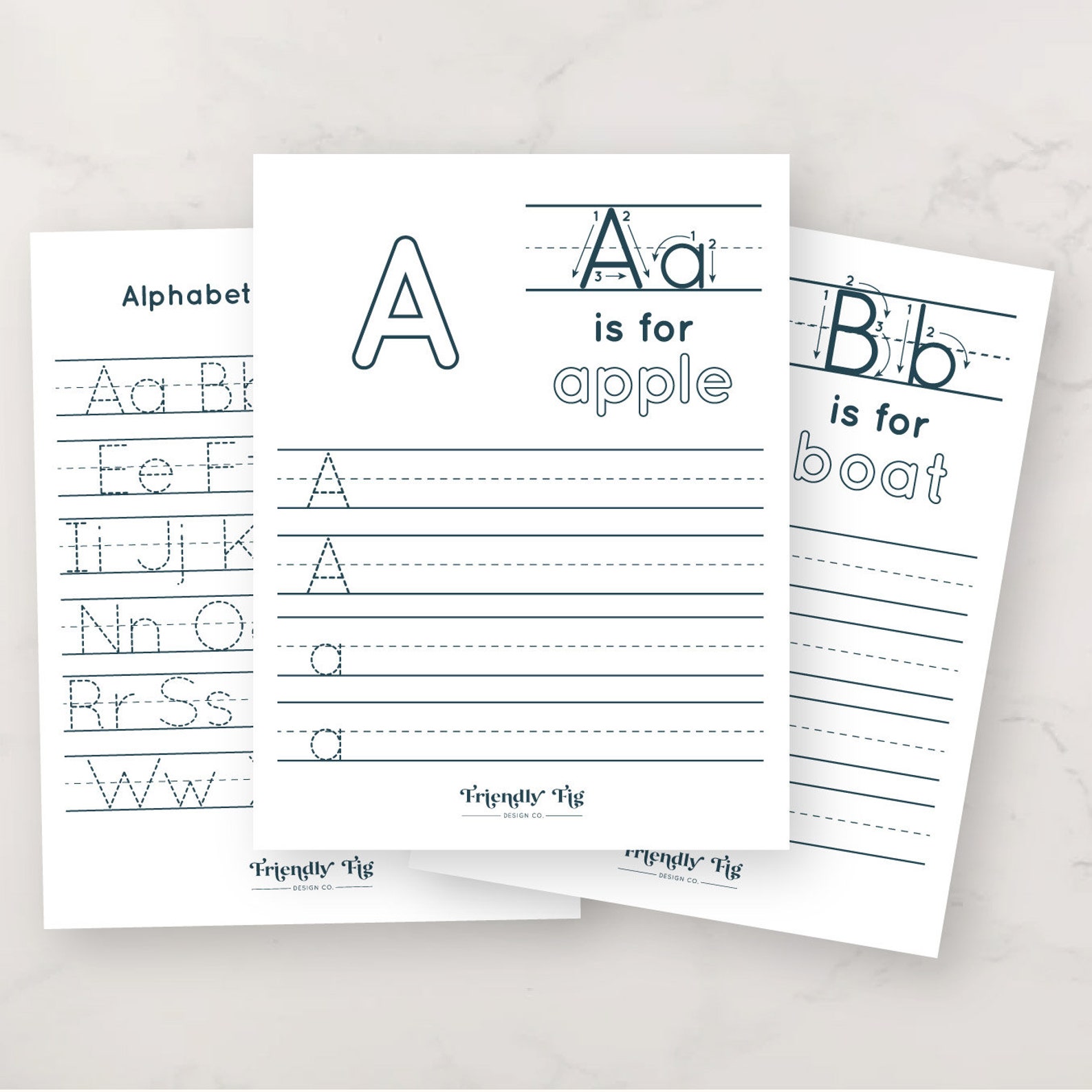 Alphabet Printable Practice Sheets | ABC Alphabet Chart, Educational ...