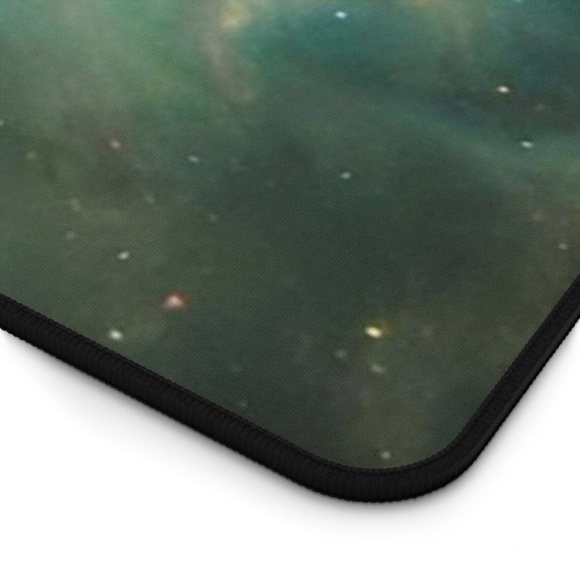 Cosmic Dreams Desk Mat Colorful Space Nebula Design Anti-slip Neoprene ...