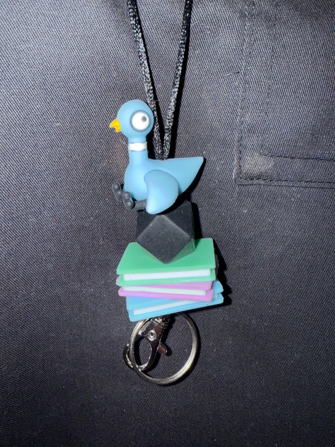 Mo Willems Inspired Pigeon Books 3D Teacher Lanyard Librarian Reading ...