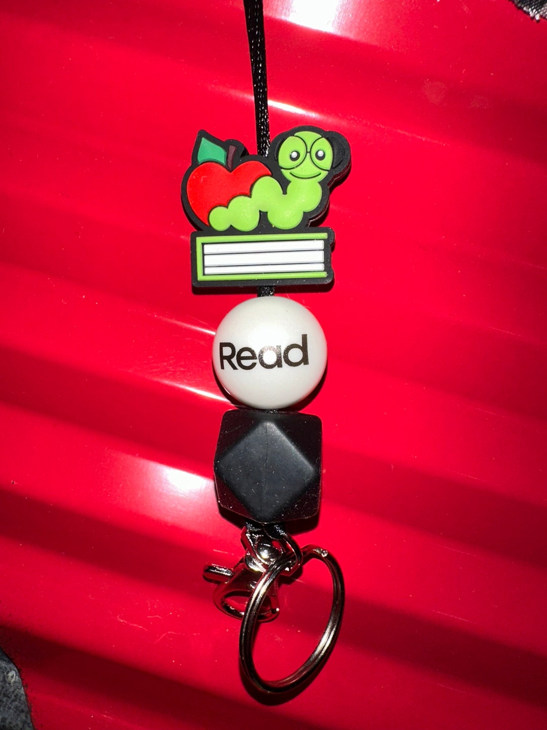 The Bookworm Read Teacher Lanyard Librarian Reading Books Safety - Etsy