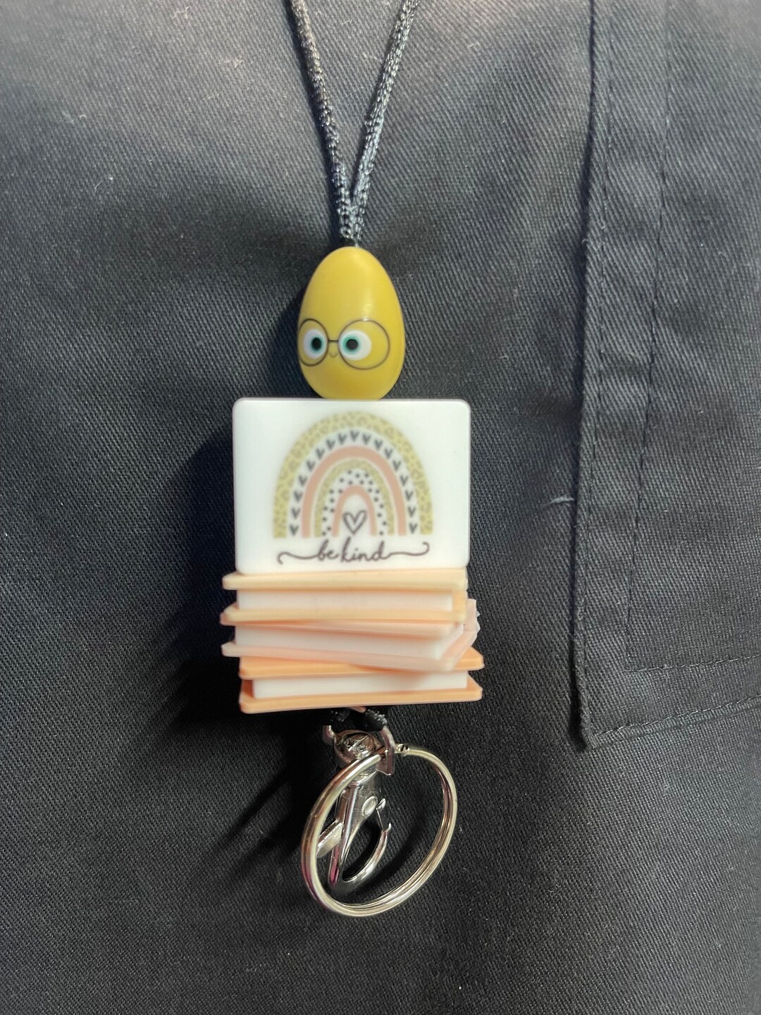 The Good Egg Inspired Teacher Lanyard Librarian Reading Books Safety - Etsy