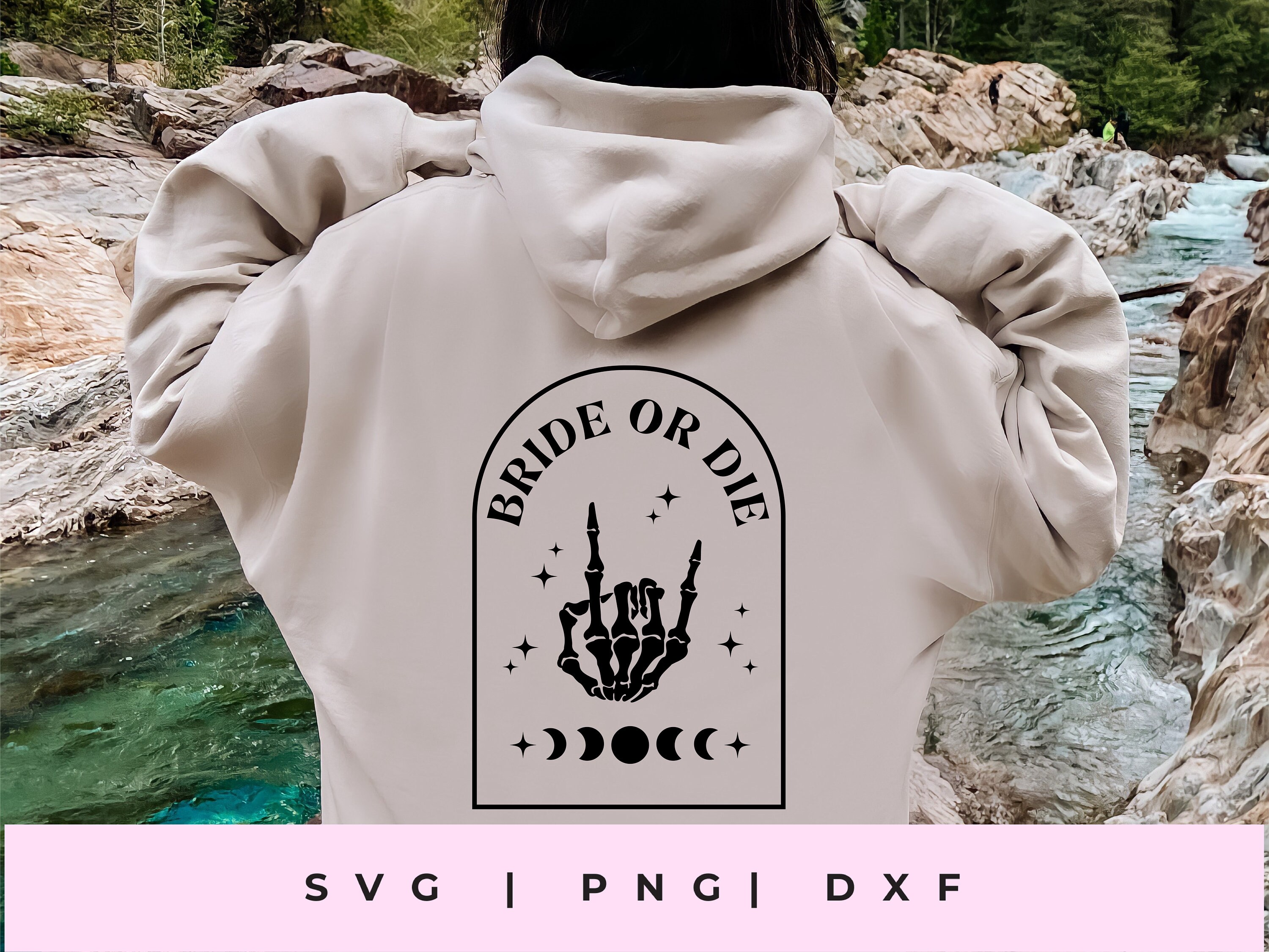 Bride or Die Bachelorette Party SVG Gothic Bridal Party - Etsy