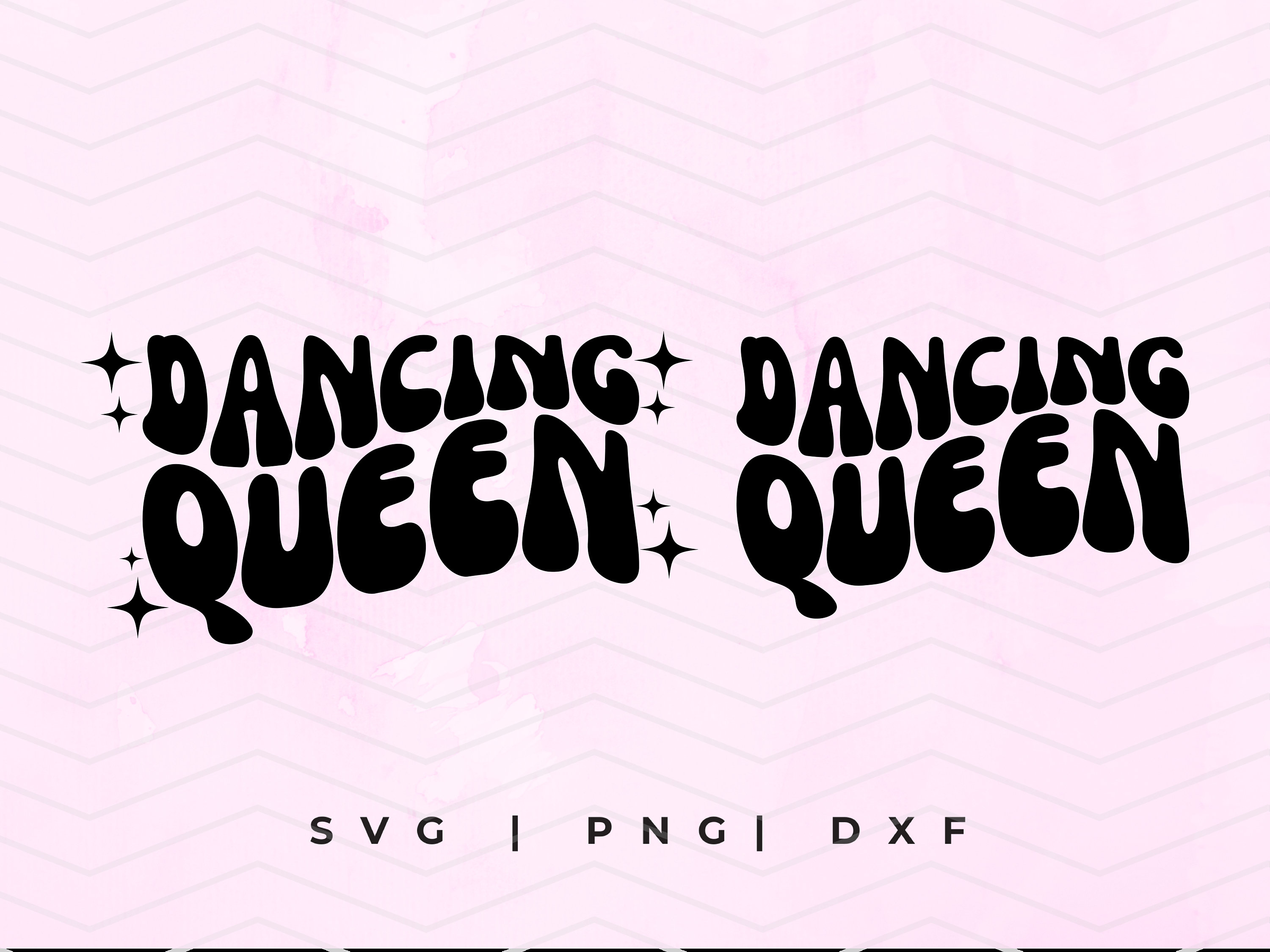 Dancing Queen SVG, Disco Svg, Groovy SVG, Girls Night Svg, Wavy Text ...