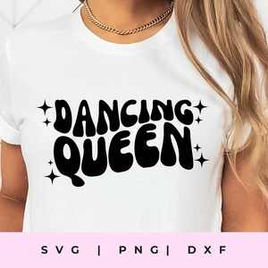 Dancing Queen SVG, Disco Svg, Groovy SVG, Girls Night Svg, Wavy Text ...