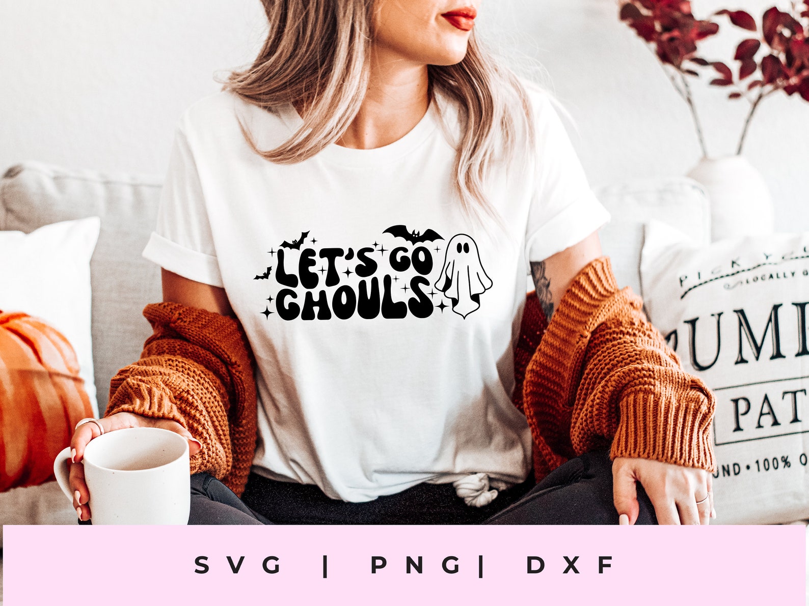 Let's Go Ghouls SVG Retro Halloween SVG Spooky Vibes SVG - Etsy