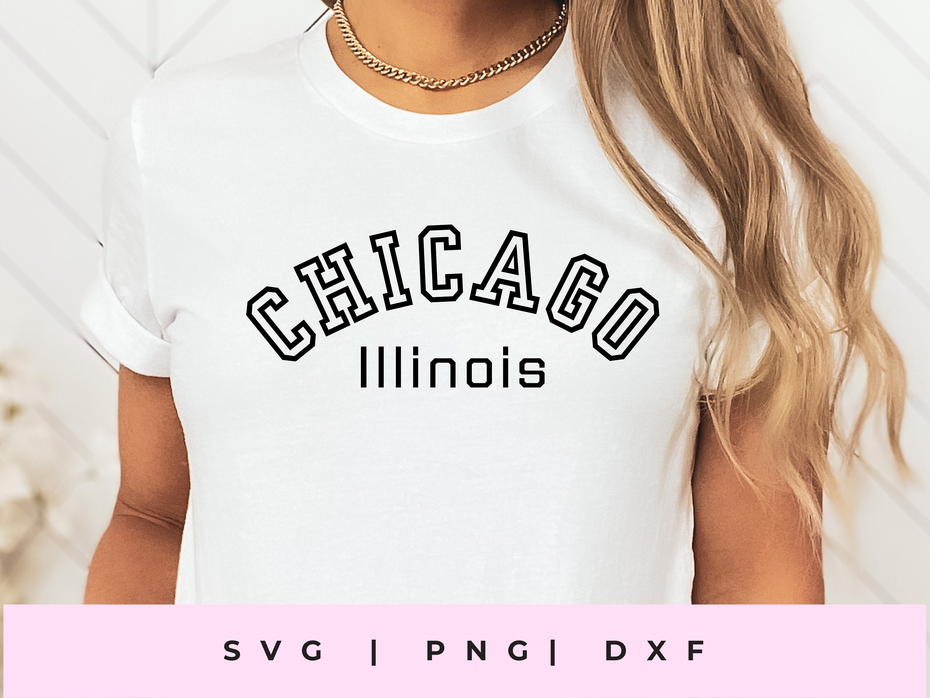 Chicago Varsity Svg, Chicago Svg, Chicago Svg, Chicago Varsity Text Svg ...