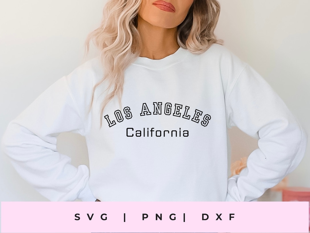 Los Angeles Varsity Svg, California Svg, LA Svg, LA Varsity Text Svg ...