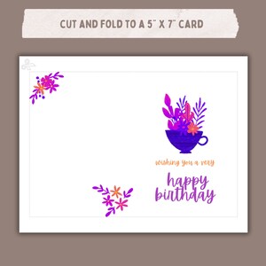 PRINTABLE Birthday Card - Digital Birthday Card - HBD - Etsy