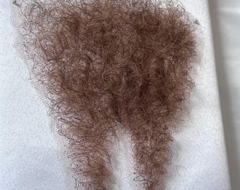 Professional Quality Fine Lace Ginger / Red Small Brazilian Pubic Wig ...