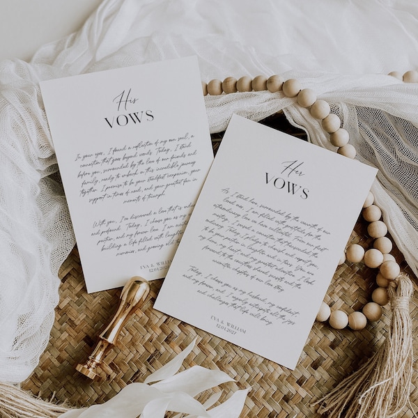 Wedding Vow Art - Etsy