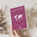 Magenta Passport Invitation Wedding Suite Template Printable ...