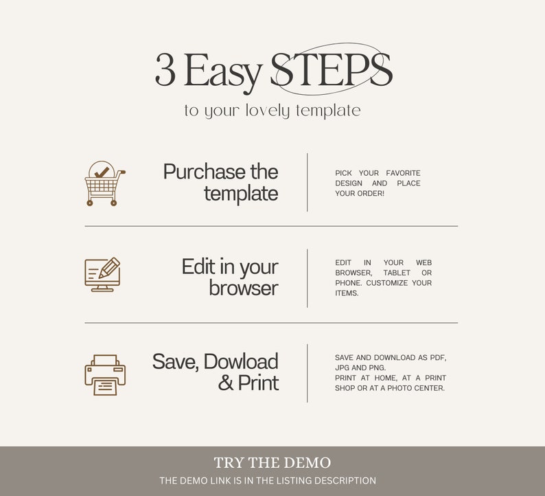 Minimalist Wedding Vows Card Template, His and Hers Wedding Vows Wall ...