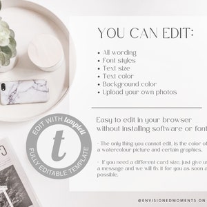 Save the Date Wedding Card With Photo Qr Code Template Save the Date ...