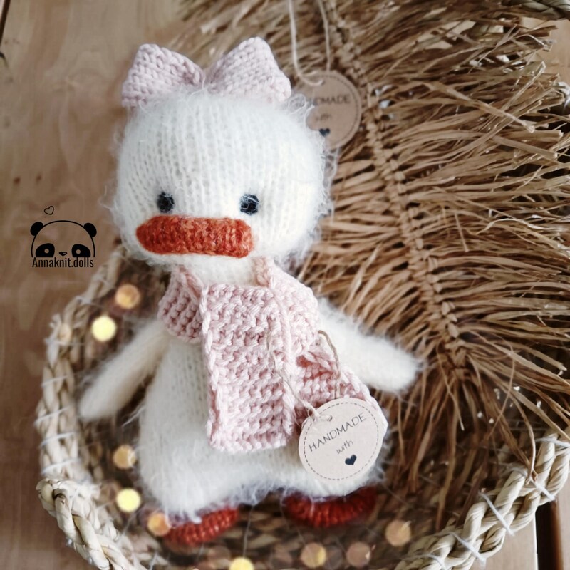 Knitted Duck - Etsy