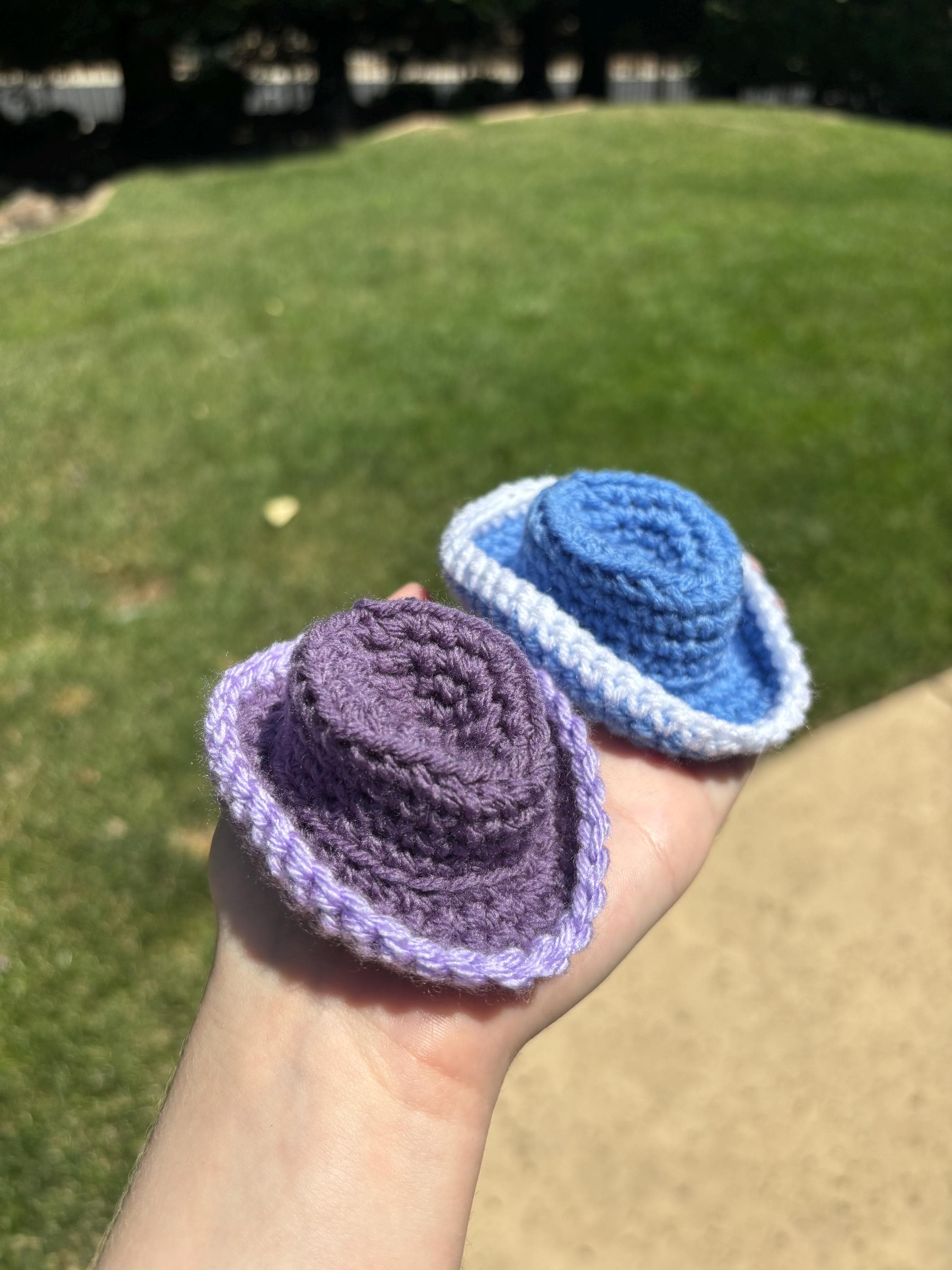Mini Crochet Cowboy Hat - Etsy
