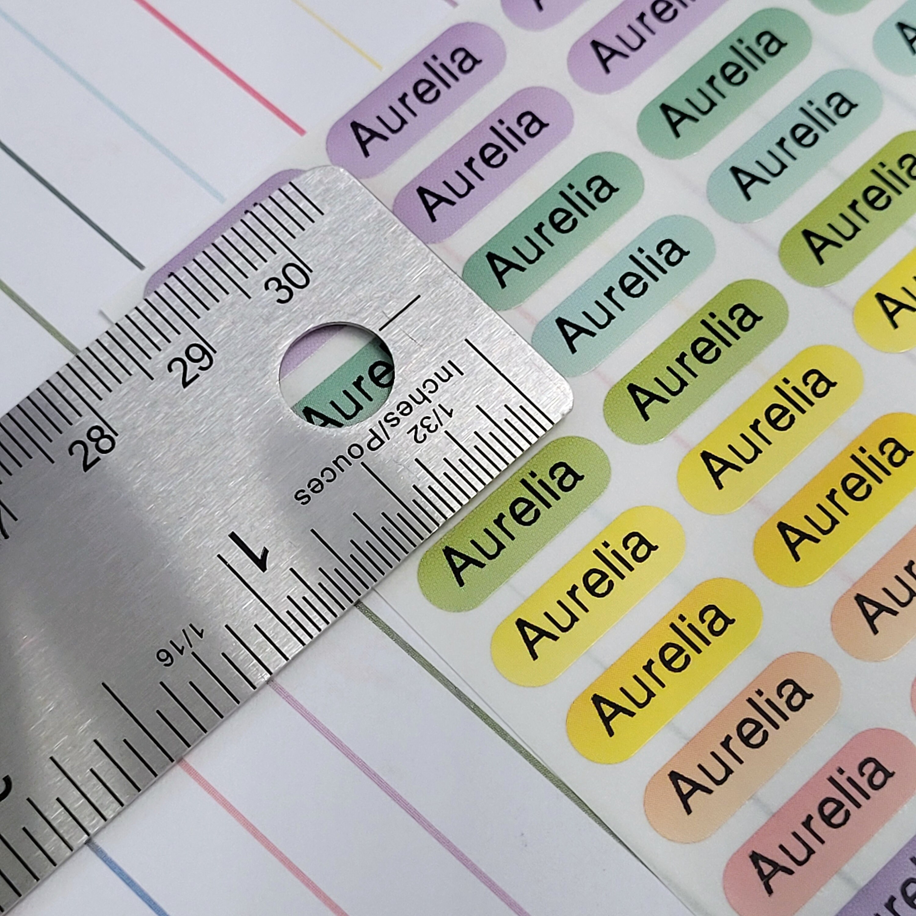 Personalized Kids Name Labels, Extra Small Size Sticker for Daycare ...